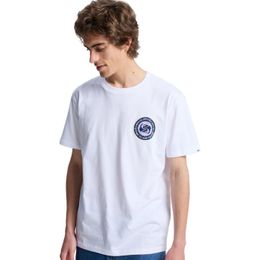 T-Shirt Quiksilver "EV Duality", Jungen, Gr. L, wei&szlig;, Obermaterial: 70% Baumwolle, 30% Baumwolle., Shirts T-Shirt