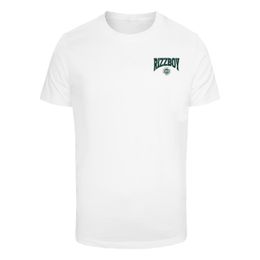 T-Shirt MisterTee "MisterTee Rizzboy Tee", Jungen, Gr. L, wei&szlig;, 100% Baumwolle, bedruckt, normal, Rundhals, Shirts T-Shirt
