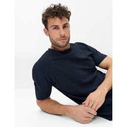 T-Shirt Brax "Style TROY", Jungen, Gr. L (52), navy, 100% Baumwolle, Rundhals, Shirts T-Shirt