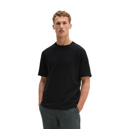 Marc O'Polo T-Shirt MARC O'POLO "aus mittelschwerem Bio-Baumwoll-Jersey", Jungen, Gr. L, schwarz, Obermaterial: 100% Baumwolle, unifarben, Basic, loose fit, Rundhals, Shirts T-Shirt