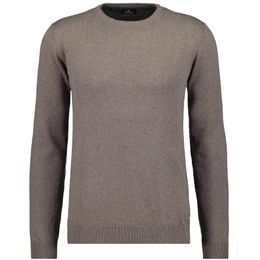 Rundhalspullover Ragman, Herren, Gr. 50, braun (camel), Strick, 95% Baumwolle 5% Cashmere, Rundhals, Pullover Rundhalspullover