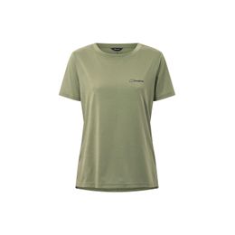 T-Shirt Berghaus "Berghaus T-Shirt", Damen, Gr. L, oil gr&uuml;n, Obermaterial: 100% Polyester PES., regular fit, Rundhals, Shirts T-Shirt, in entspannter Passform
