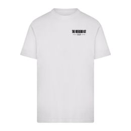 T-Shirt MisterTee "MisterTee The Weekend Kit Tee", Jungen, Gr. L, wei&szlig;, 100% Baumwolle, bedruckt, normal, Rundhals, Shirts T-Shirt