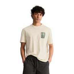 Marc O'Polo T-Shirt MARC O'POLO DENIM "mit gro&szlig;em R&uuml;ckenprint", Jungen, Gr. L, wei&szlig; blush, Obermaterial: 100% Baumwolle, unifarben, Basic, relaxed fit, Rundhals, normaler Saum, Shirts T-Shirt