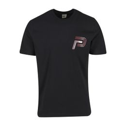 T-Shirt 883POLICE "883 Police RYLSTONE T-SHIRTS", Jungen, Gr. L, schwarz, 100% Baumwolle, bedruckt, slim fit, Rundhals, Shirts T-Shirt