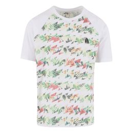 Just Rhyse Herren T-Shirt "Just Rhyse Herren Samara T-Shirt"wei&szlig;, Gr. L, gebl&uuml;mt, 65% Polyester, 35% Baumwolle, Shirts