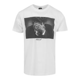 T-Shirt MisterTee "MisterTee Herren Trust Tee", Jungen, Gr. L, wei&szlig;, 100% Baumwolle, bedruckt, normal, Rundhals, Shirts T-Shirt
