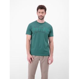 T-Shirt Lerros "T-Shirt aus Baumwolle mit Brustprint", Jungen, Gr. 3XL, soft teal, 100% Baumwolle, Rundhals, Shirts T-Shirt