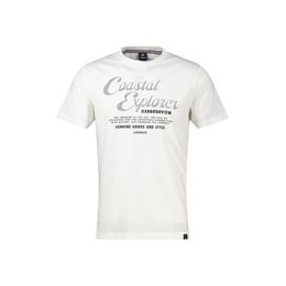T-Shirt Lerros "T-Shirt aus 100 % Baumwolle, gro&szlig;e Gr&ouml;&szlig;en", Jungen, Gr. 4XL, broken wei&szlig;, 100% Baumwolle, Rundhals, Shirts T-Shirt