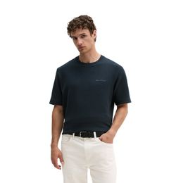 Marc O'Polo T-Shirt MARC O'POLO "aus mittelschwerem Bio-Baumwoll-Jersey", Jungen, Gr. L, schwarz navy, Obermaterial: 100% Baumwolle, unifarben, Basic, loose fit, Rundhals, Shirts T-Shirt
