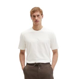 Marc O'Polo T-Shirt MARC O'POLO "aus Baumwoll-Leinen-Mix", Jungen, Gr. L, silky wei&szlig;, Obermaterial: 80% Baumwolle, 20% Leinen, unifarben, Basic, regular fit, Rundhals, Shirts T-Shirt