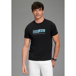 T-Shirt Bruno Banani, Jungen, Gr. XL (56/58), anthrazit, Single Jersey, Obermaterial: 100% Baumwolle, bedruckt, schmal, Rundhals, Shirts T-Shirt, schmale Passform, Halbarmshirt, bedruckte Optik