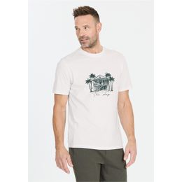 T-Shirt NOU "Cahn", Jungen, Gr. L, wei&szlig;, wei&szlig;, 100% Baumwolle, bedruckt, normal, Rundhals, Shirts T-Shirt, Schmucklos