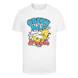 T-Shirt Merchcode "Merchcode Green Day Dookie Longview Tee", Jungen, Gr. L, wei&szlig;, 100% Baumwolle, bedruckt, normal, Rundhals, Shirts T-Shirt