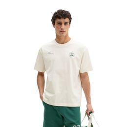 Marc O'Polo T-Shirt MARC O'POLO "mit gro&szlig;em R&uuml;ckenprint", Jungen, Gr. XXL, wei&szlig; cotton, Obermaterial: 100% Baumwolle, unifarben, Basic, relaxed fit, Rundhals, normaler Saum, Shirts T-Shirt