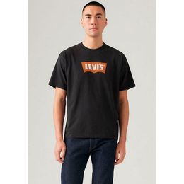 Levi's T-Shirt LEVI'S "VINTAGE BW GRAPHIC TEE", Jungen, Gr. L, vintage bw graphic tee vintage pecan batwing caviar, Jersey, Obermaterial: 100% Baumwolle, bedruckt, regular fit h&uuml;ftbedeckend, Rundhals, Shirts T-Shirt, aus Baumwolle, mit Logo
