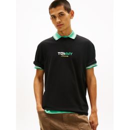 T-Shirt Tommy Jeans "RELAXED LA BACKPRINT", Jungen, Gr. XL, schwarz, Single Jersey, Obermaterial: 100% Baumwolle, unifarben, relaxed fit normal, Rundhals, eingesetzt abgesteppte Kante, Shirts T-Shirt, Relaxed fit mit Print
