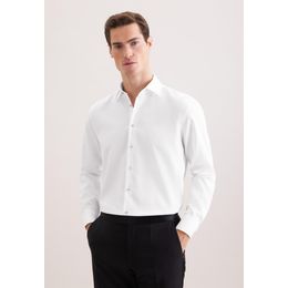 Smokinghemd Seidensticker, Herren, Gr. M (39), normale &Auml;rmell&auml;ngen, ecru, 100% Baumwolle, unifarben, regular fit, Doppelmanschette, Hemden, Gala Uni