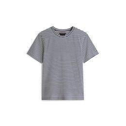 T-Shirt Tommy Hilfiger "DC MERCERIZED STRIPE", Jungen, Gr. L, carbon navy, wei&szlig;, Single Jersey, Obermaterial: 100% Baumwolle, geringelt, normal, Rundhals, Shirts T-Shirt