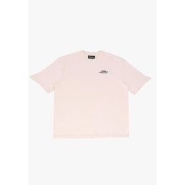 T-Shirt DROPSIZE "Dropsize HEAVY OVERSIZE DPSZE DEPARTMENT T-SHIRT", Jungen, Gr. S, coconut milk, 100% Baumwolle, bedruckt, oversize, Rundhals, Shirts T-Shirt
