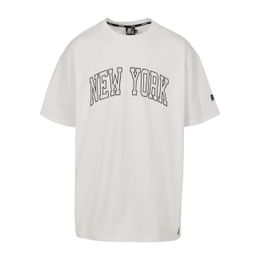 Kurzarmshirt STARTER Black Label "Starter Black Label Herren Starter New York Tee", Jungen, Gr. XS, wei&szlig;, 100% Baumwolle, unifarben, oversize, Rundhals, Shirts
