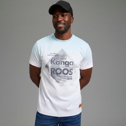 T-Shirt Kangaroos, Jungen, Gr. 4XL, aqua, Single Jersey, Obermaterial: 100% Baumwolle, schmal, Rundhals, angesetztes B&uuml;ndchen, Shirts T-Shirt, schmale Passform, Halbarm, angesetztes B&uuml;ndchen am &Auml;rmelabschluss