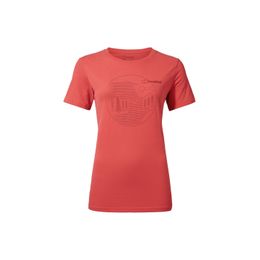 T-Shirt Berghaus "Berghaus Baumwoll-Shirt", Damen, Gr. L, baked apple, Obermaterial: 100% Baumwolle CO., regular fit, Rundhals, Shirts T-Shirt, bequem geschnitten