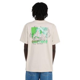 T-Shirt Element "New Heights", Jungen, Gr. L, oat milk, Obermaterial: 100% Baumwolle., Shirts T-Shirt