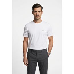 T-Shirt BOSS Green, Jungen, Gr. XL, open miscellaneous980, Single Jersey, Obermaterial: 96% Baumwolle, 4% Elasthan, unifarben, regular fit normal, Rundhals, abgesteppte Kante, Shirts T-Shirt, Rundhalsausschnitt, kurze &Auml;rmel, Regular fit, Logodruck