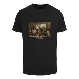 Kurzarmshirt MisterTee "MisterTee Herren Club Tee", Jungen, Gr. M, schwarz, 100% Baumwolle, unifarben, normal, Rundhals, Shirts