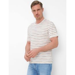 T-Shirt Brax "Style TAYLOR", Jungen, Gr. L (52), beige (sanftes wei&szlig;), 100% Baumwolle, Rundhals, Shirts T-Shirt
