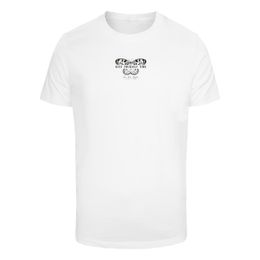 MisterTee Herren T-Shirt "MisterTee Herren Give Yourself Time Tee"wei&szlig;, Gr. XS, bedruckt, 100% Baumwolle, Shirts
