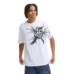 DC Shoes Herren T-Shirt "Strike Twice", wei&szlig;, Gr. L, Obermaterial: 75% Baumwolle, 25% Baumwolle., Shirts
