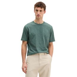 Marc O'Polo T-Shirt MARC O'POLO "in softer Slub-Jersey-Qualit&auml;t", Jungen, Gr. XXL, dunkelgr&uuml;n, Obermaterial: 100% Baumwolle, gestreift, Basic, regular fit, Rundhals, Shirts T-Shirt
