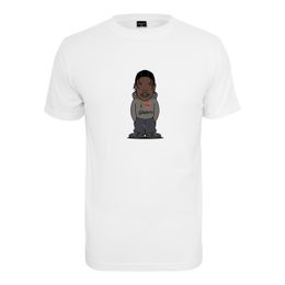 T-Shirt MisterTee "MisterTee Herren Texas Sketch Tee", Jungen, Gr. L, wei&szlig;, 100% Baumwolle, unifarben, normal, Rundhals, Shirts T-Shirt