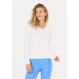 ENDURANCE ATHLECIA Funktionsshirt ATHLECIA "Grina", Herren, Gr. 34, wei&szlig;, 89% Polyamid, 11% Elasthan, unifarben, normal, hoch geschlossener Ausschnitt, Shirts Funktionsshirt, Mit Quick-Dry-Funktion