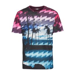 T-Shirt Just Rhyse "Just Rhyse Just Rhyse Palm Coast T-Shirt", Jungen, Gr. S, colorot, 100% Polyester, mehrfarbig, skinny fit, Rundhals, Shirts T-Shirt