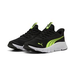 Puma M&auml;dchen Slip-On Sneaker "FLEXFOCUS LITE SLIPTECH JR", Gr. 36, schwarz, Textil, Schuhe, SLIPTECH Technologie: praktisches Anziehen ohne H&auml;nde