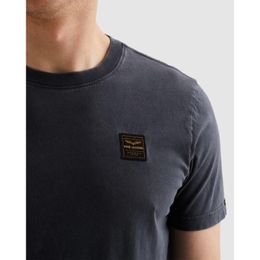 PME-Legend T-Shirt PME LEGEND, Jungen, Gr. XXL, mood indigo, Jersey, Obermaterial: 100% Baumwolle, normal normal, Rundhals, Shirts T-Shirt, Garment dye - F&auml;rbung