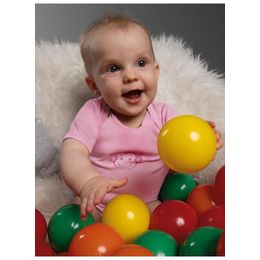 T-Shirt TRIGEMA "TRIGEMA Baby Body mit Print-Motiv "&Auml;ffchen", Jungen, Gr. 68, lilie, Feinripp, 100% Baumwolle, Basic, Rundhals, Shirts T-Shirt