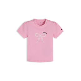 T-Shirt Tommy Hilfiger, Jungen, Gr. 62, pink (classic pink), Jersey, Obermaterial: 93% Baumwolle, 7% Elasthan, unifarben, regular fit normal, Rundhals, eingesetzt abgesteppte Kante, Shirts T-Shirt, f&uuml;r Babys