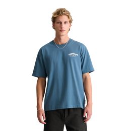 Marc O'Polo T-Shirt MARC O'POLO DENIM "aus schwerem Bio-Baumwoll-Jersey", Jungen, Gr. XXL, endless sea, Obermaterial: 100% Baumwolle, unifarben, Basic, relaxed fit, Rundhals, normaler Saum, Shirts T-Shirt