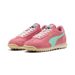 Sneaker Puma "EASY RIDER VINTAGE", Damen, Gr. 38,5, wild pink, mint jelly, Textil, unifarben, Schuhe Sneaker, mit Wildleder-Overlays, mit ProFoam-D&auml;mpfungstechnologie