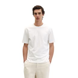 Marc O'Polo T-Shirt MARC O'POLO "aus hochwertiger Bio-Baumwolle", Jungen, Gr. S, wei&szlig;, Obermaterial: 100% Baumwolle, unifarben, Basic, regular fit, Rundhals, normaler Saum, Shirts T-Shirt