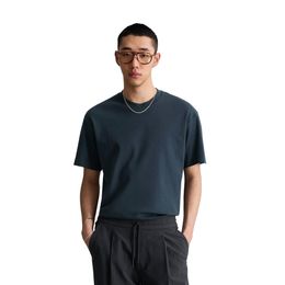 Marc O'Polo Herren T-Shirt "aus reiner Bio-Baumwolle"peppercorn grau, Basic, Gr. S, MARC O'POLO DENIM, unifarben, Obermaterial: 100% Baumwolle, Shirts