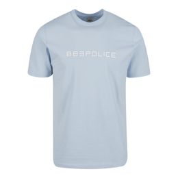 T-Shirt 883POLICE "883 Police OCKLETON T-SHIRTS", Jungen, Gr. L, sky, 100% Baumwolle, bedruckt, slim fit, Rundhals, Shirts T-Shirt