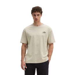 Marc O'Polo T-Shirt MARC O'POLO "mit maritinem R&uuml;ckenprint", Jungen, Gr. L, grau kit, Obermaterial: 100% Baumwolle, unifarben, Basic, loose fit, Rundhals, Shirts T-Shirt
