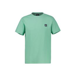 Lerros Herren T-Shirt "T-Shirt mit Waffelstruktur in grossen Gr&ouml;&szlig;en"mint water, Gr. 5XL, 100% Baumwolle, Shirts