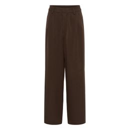 Marlene-Hose Saint Tropez "Pants Suiting LuwaSZ", Damen, Gr. M, N-Gr, braun (chocolate braun), Obermaterial: 68% Polyester PES. 28% Viskose CV. 4% Elasthan EL., Hosen
