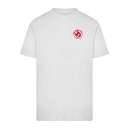 T-Shirt MisterTee "MisterTee Always On Fire Tee", Jungen, Gr. S, wei&szlig;, 100% Baumwolle, bedruckt, normal, Rundhals, Shirts T-Shirt